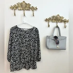 Counterparts | Tops | Boutique Knot Tie Blouse Xl Ptp 24 | Poshmark